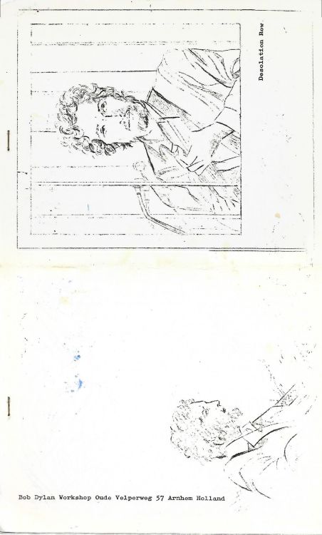 Fanzine Bob Dylan Desolation Row
